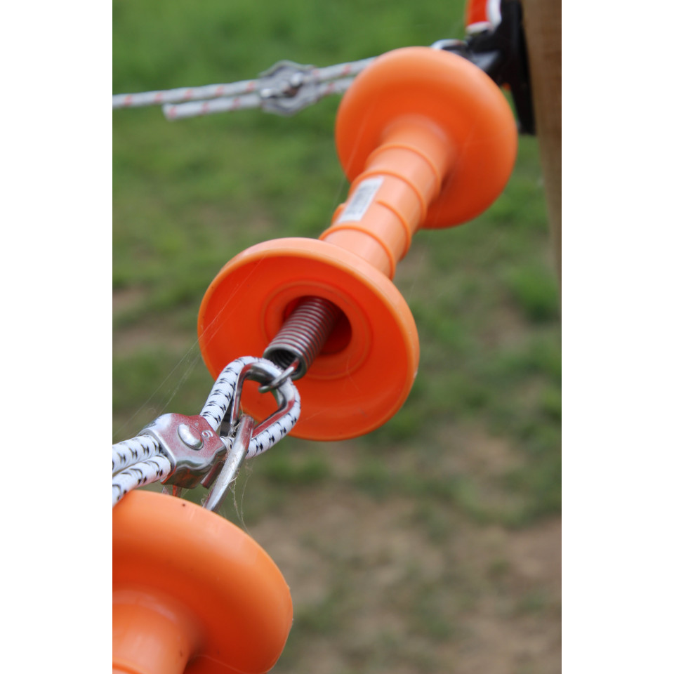 Poignée clôture pour corde