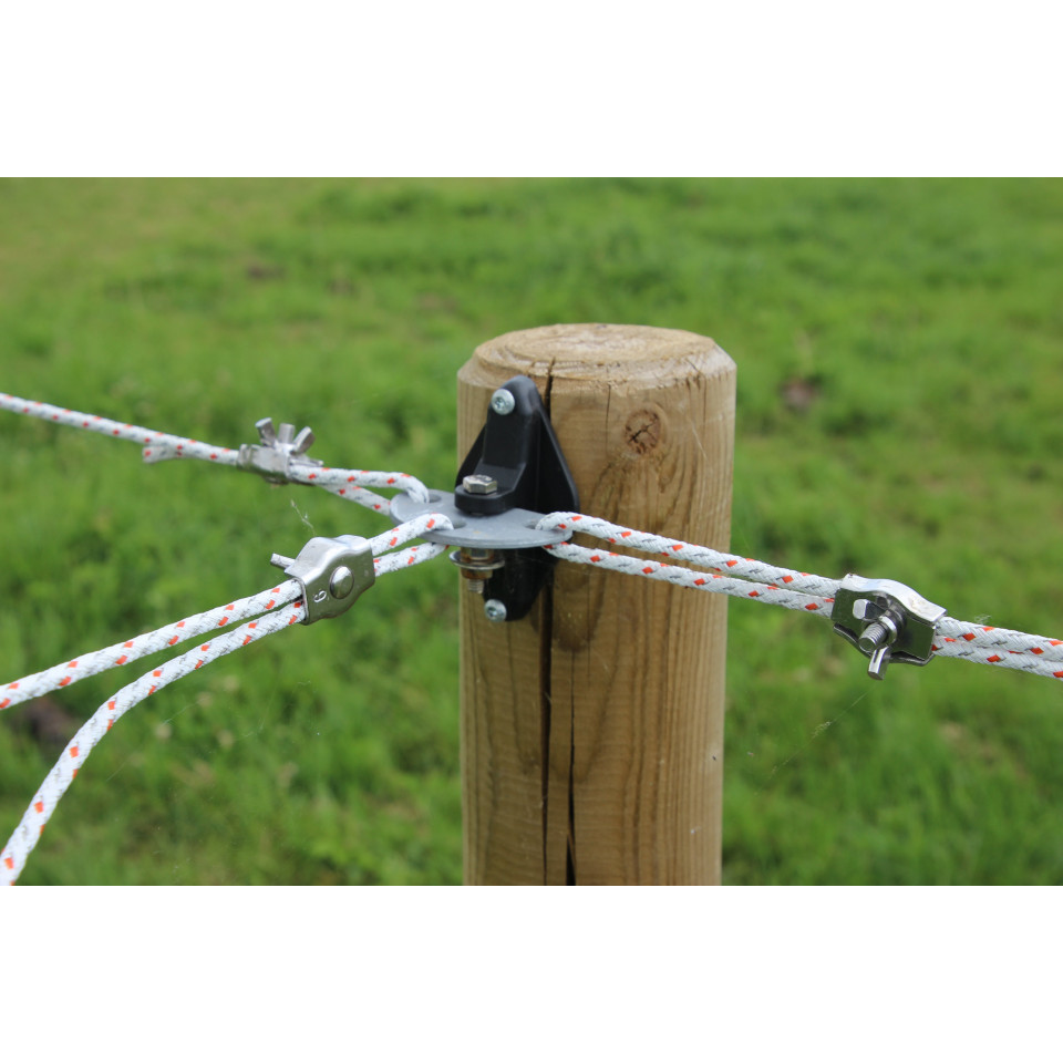 Raccord fixation cordes