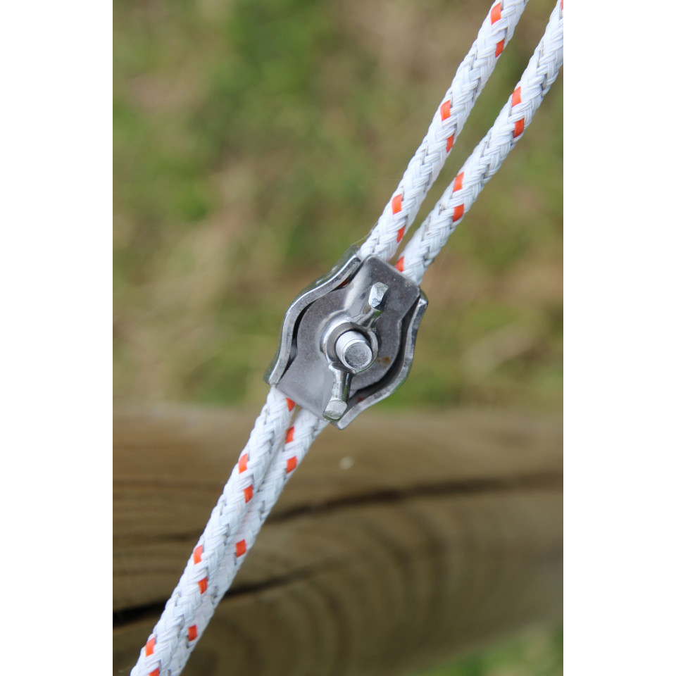 Raccord fixation cordes