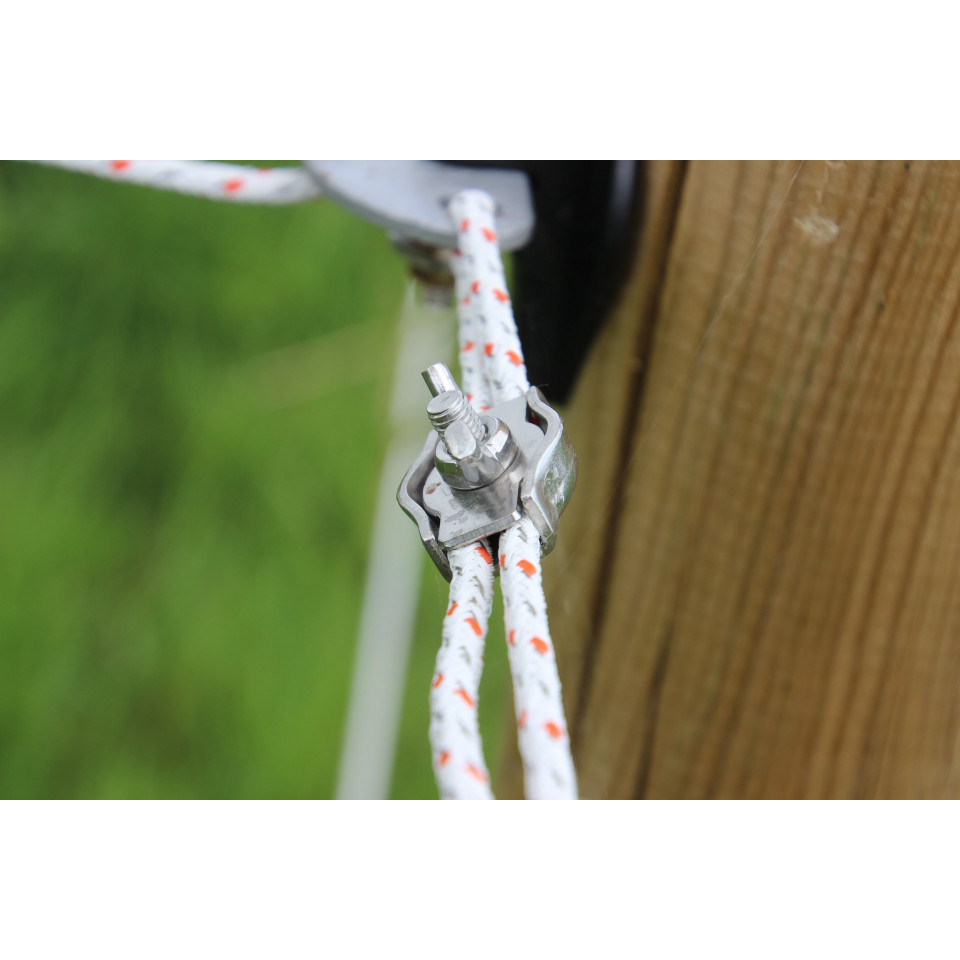 Raccord fixation cordes